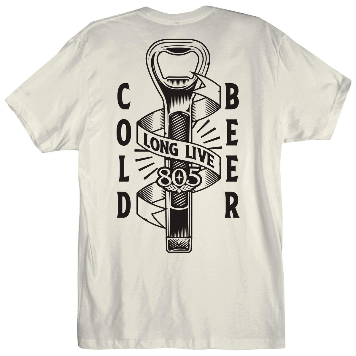 805 Cold Beer Scroll Tee – Firestone Walker Brewing Company