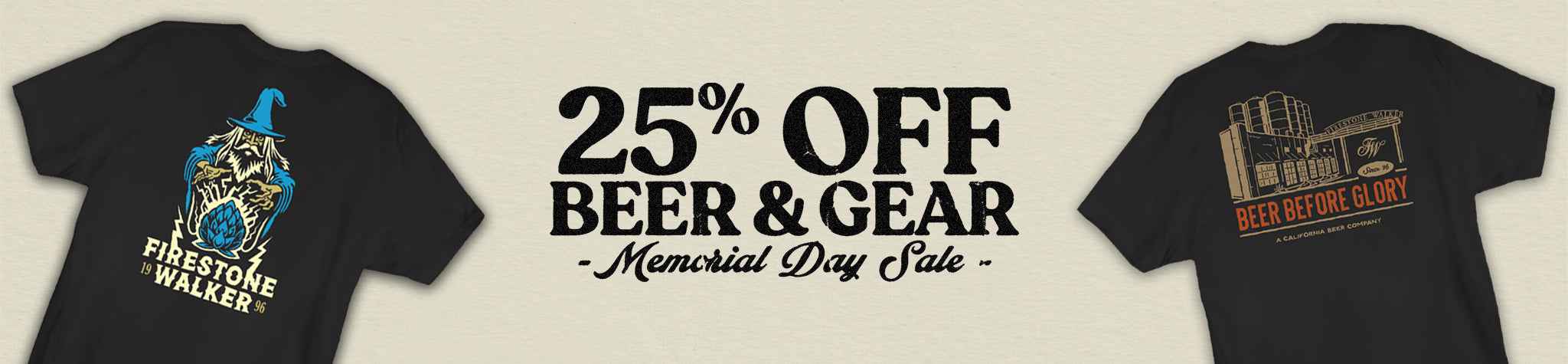 Firestone Walker Memorial Sale – Firestone Walker Brewing Company