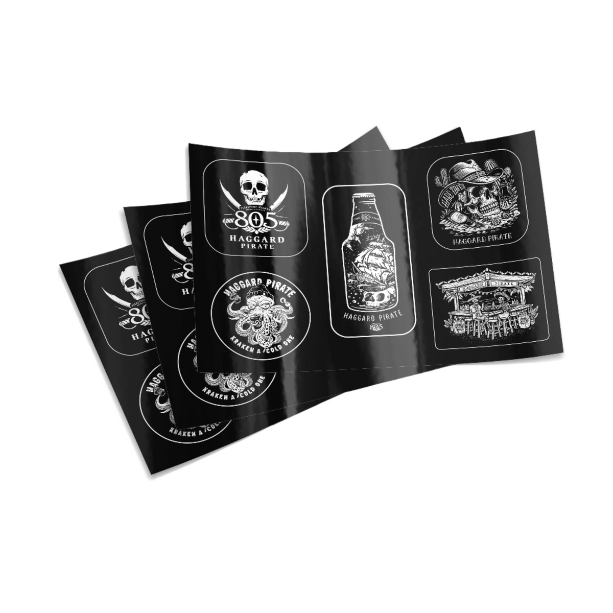 805 X Haggard Pirate – Sticker Sheet – Firestone Walker Brewing Company