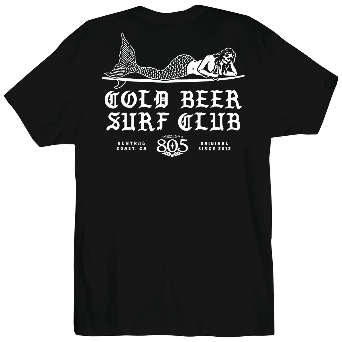 805 Cold Beer Surf Club Siren Tee – Firestone Walker Brewing Company