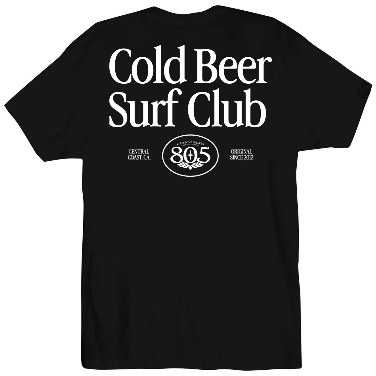 805 Cold Beer Surf Club Stacked Tee – Firestone Walker Brewing Company